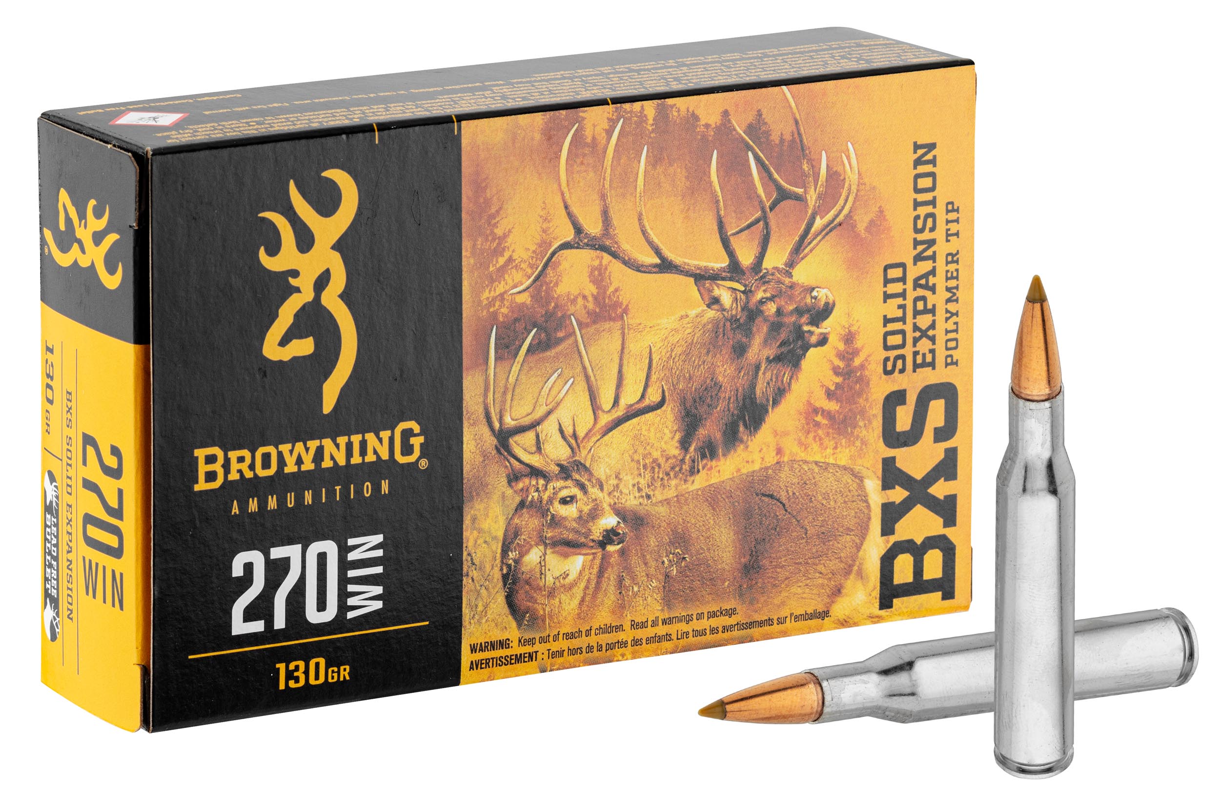 Munition grande chasse Browning cal. 270 Win