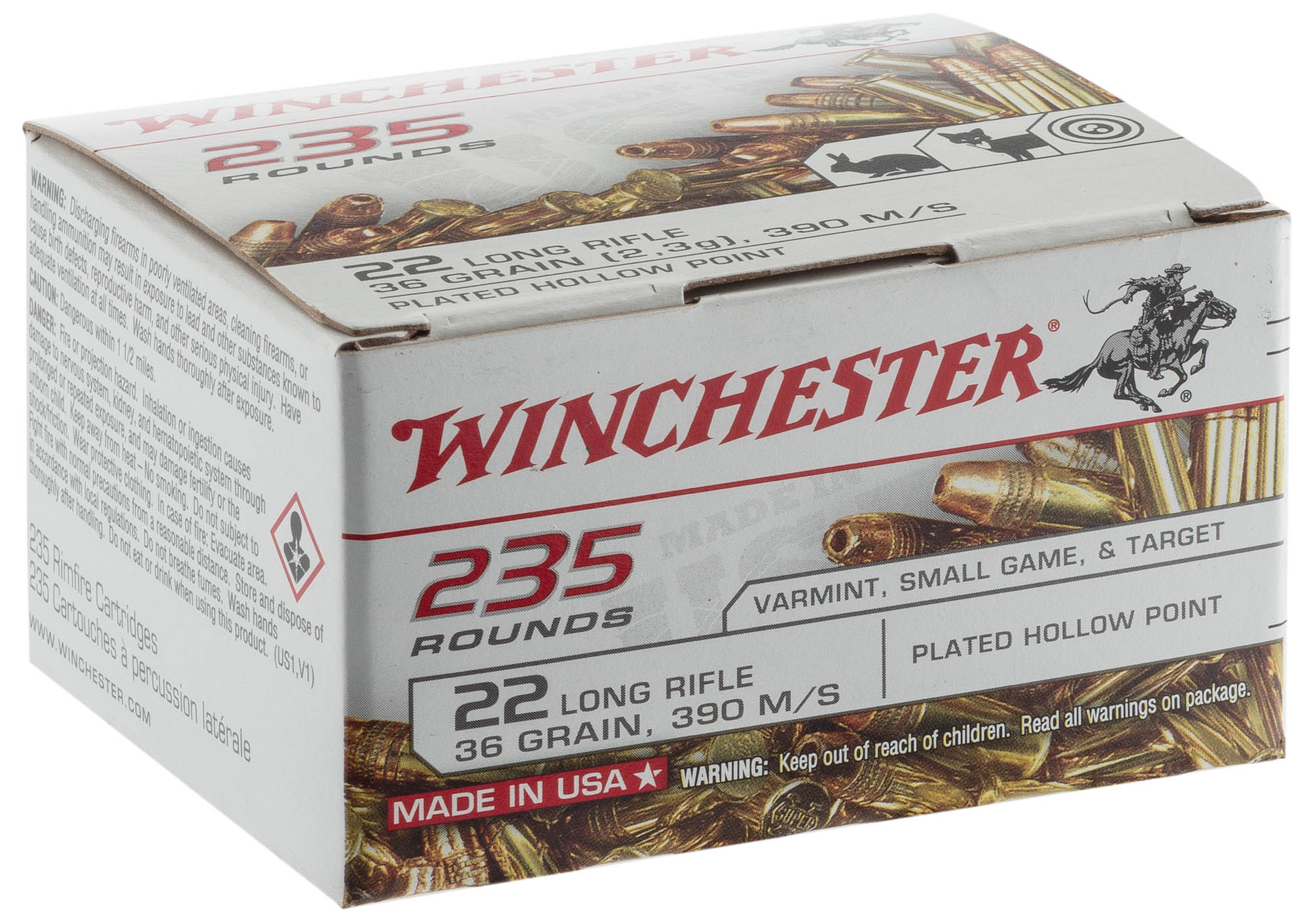 Munitions Super-X LHP Copper Plated cal. 22 LR